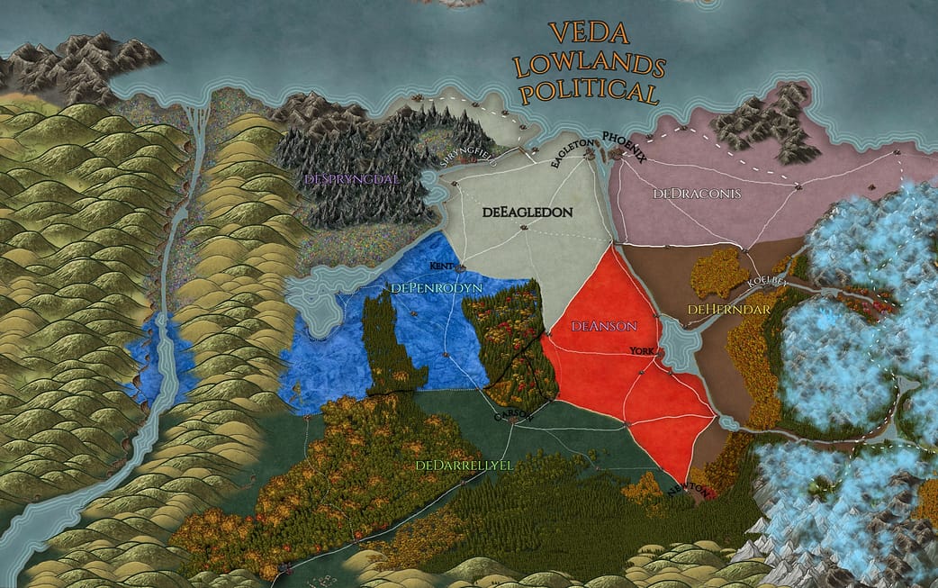 Political maps – Casey Cooper Author/Bard