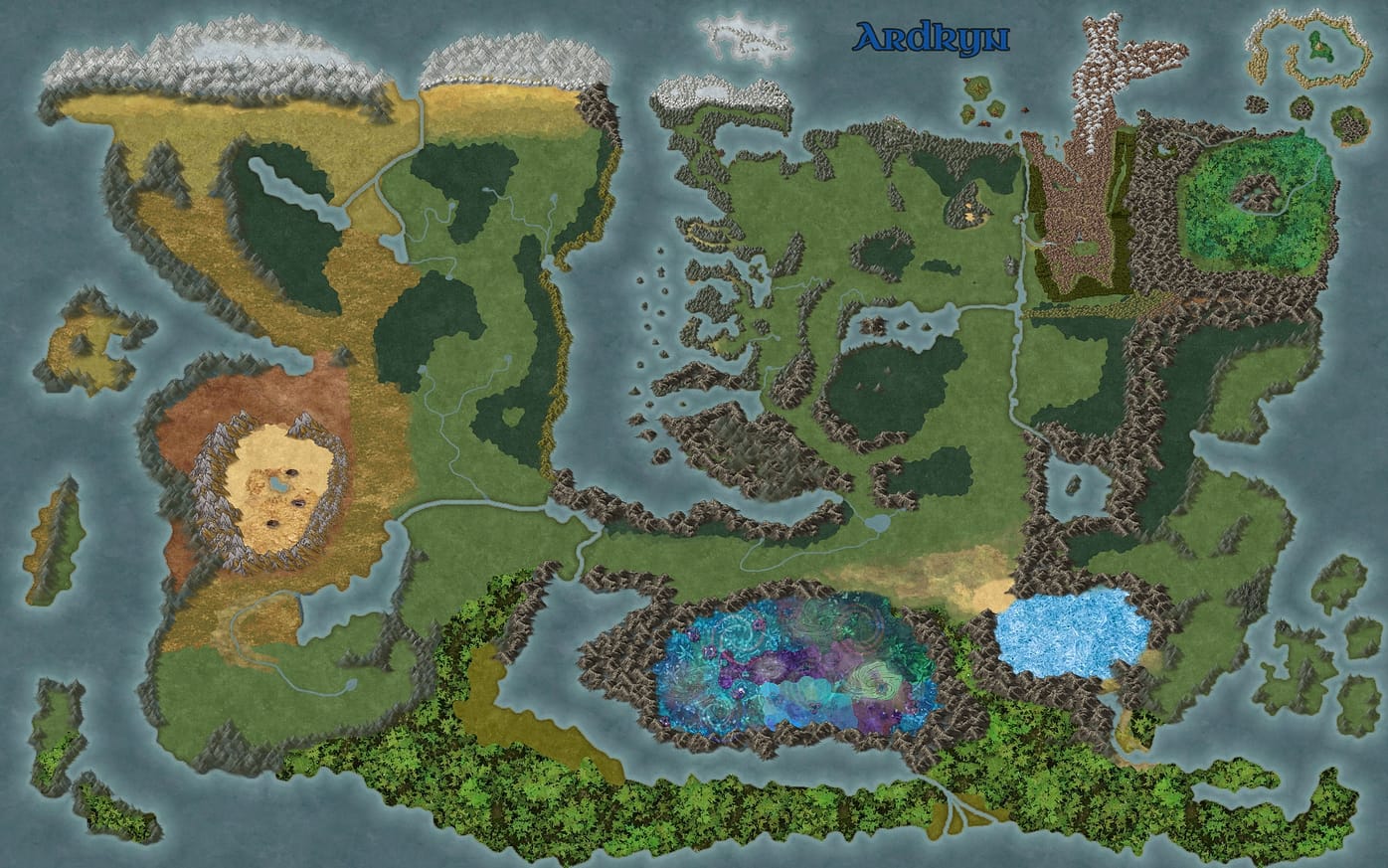Maps of Ardkyn – Casey Cooper Author/Bard